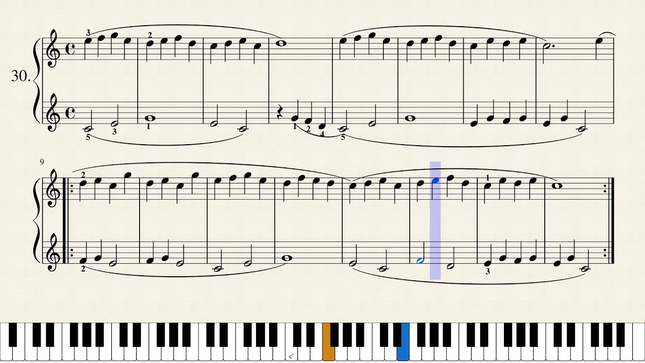 바이엘 30번(Beyer No.30) - YouTube