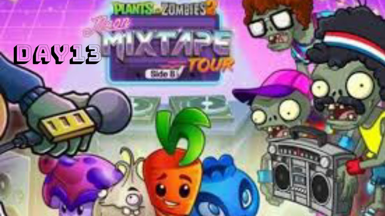 neon mixtape tour-day 13(pvz2 gameplay)@jpb0330 - YouTube