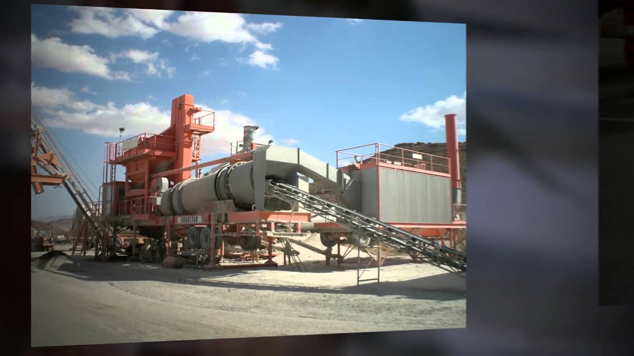 ROADSTAR - Marini Mobile Batch Asphalt Plant - YouTube