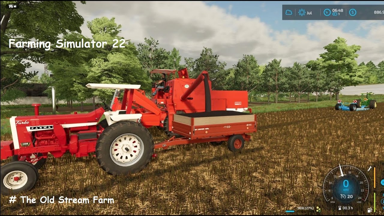 Finishing The Harvesting Canola || FS 22 || - YouTube