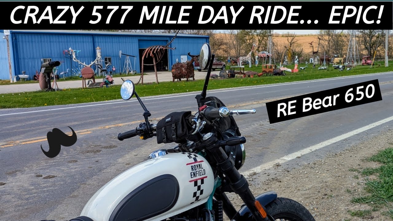 RE Bear 650 - Epic 577 Miles on the Back of a Bear - Wahoo! - YouTube