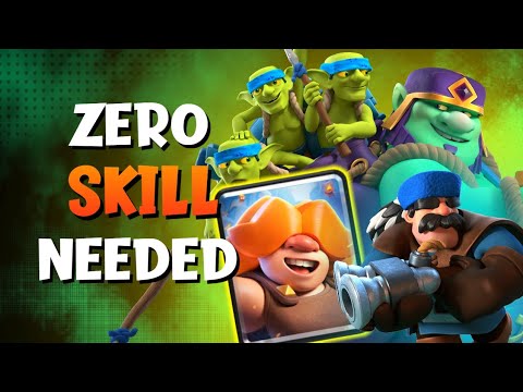 Using This *NO SKILL* Deck To Get To Ultimate Champion - YouTube