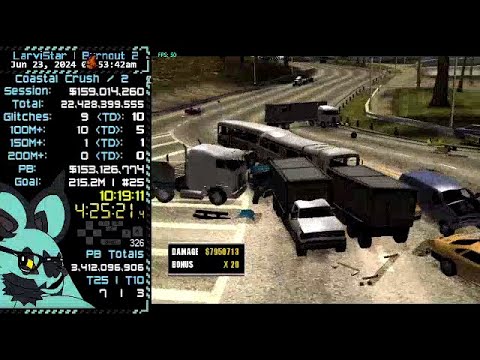 ($159,014,260) Burnout 2 (EMU) Crash Mode - Coastal Crush | Zone 2 PB ...