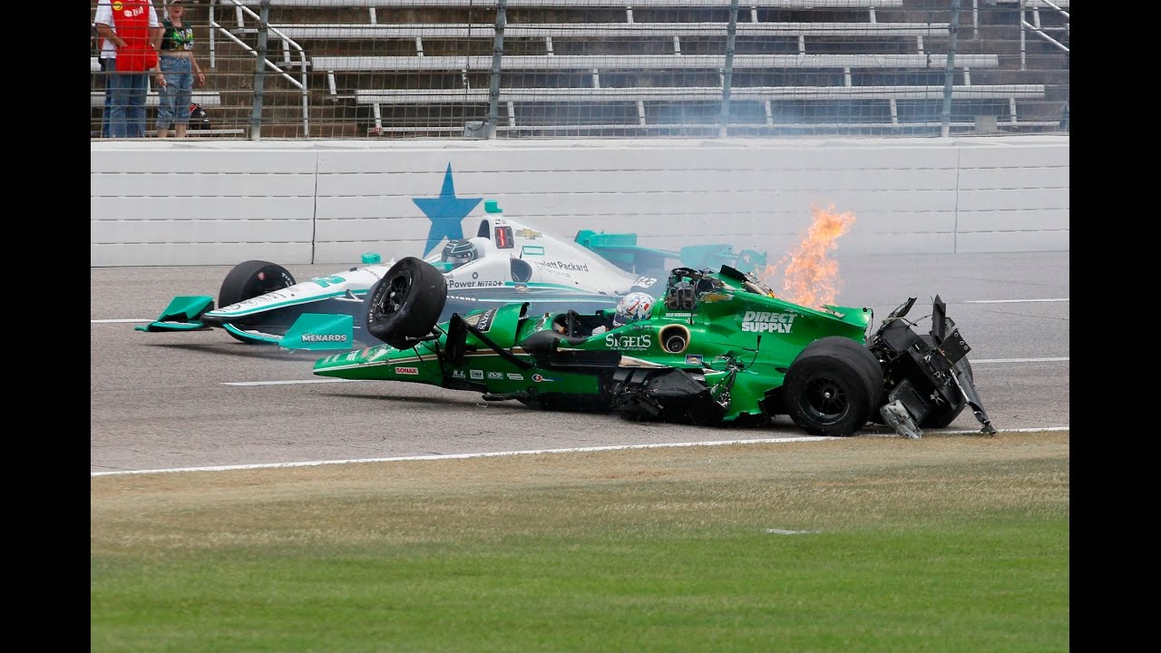 2016 IndyCar Crash Compilation (2nd Half) - YouTube