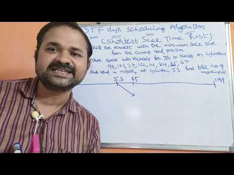 SSTF Disk Scheduling Algorithm || Operating System | OS - YouTube