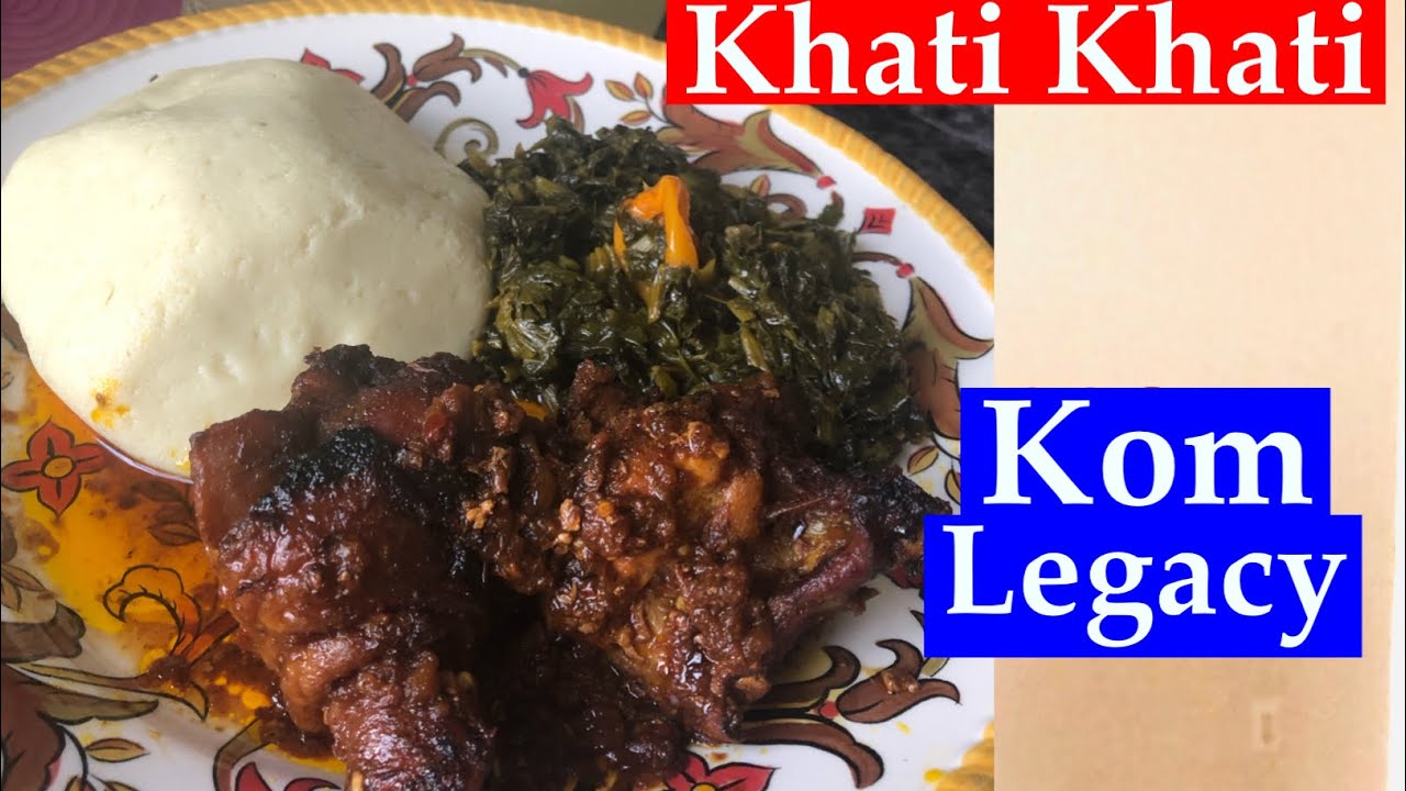 How to cook Khati Khati (grilled sauté chicken), Njamanjama and Corn Fufu - YouTube