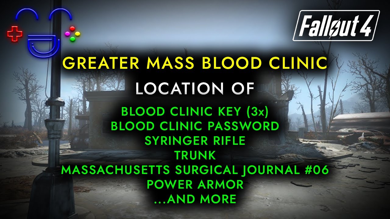 Greater Mass blood clinic | Loot Navigator | Fallout 4 - YouTube