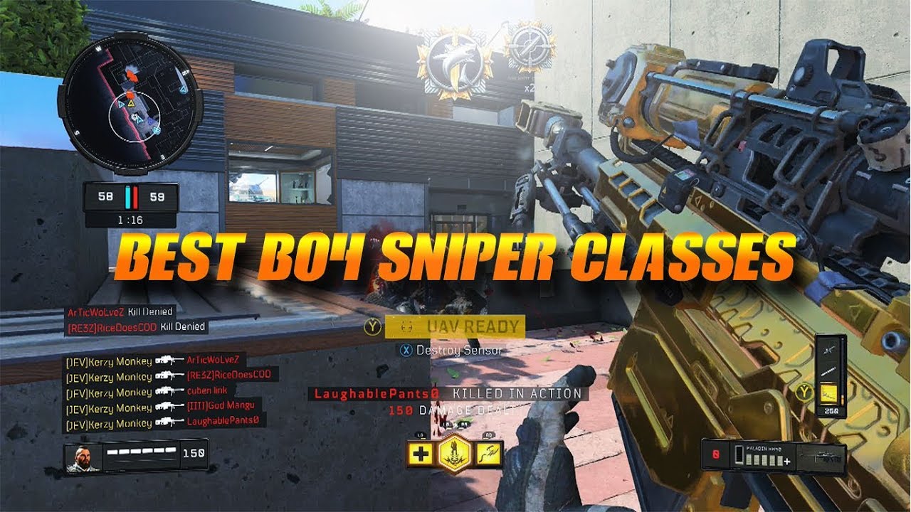 Black Ops 4 Best Sniper Class Setups plus highlights - YouTube