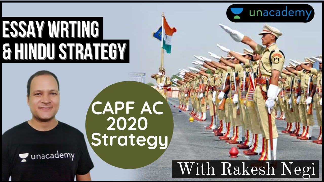 Essay Writing and Hindu Strategy for CAPF AC 2020 | Crack CAPF AC 2020 ...