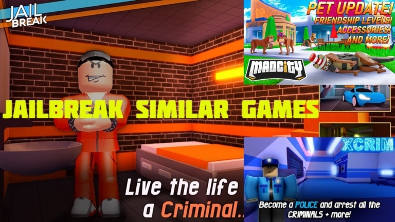 LIVE PLAYING JAILBREAK SIMILAR GAMES! VIEWERS CAN JOIN! ARE THEY COPY ...