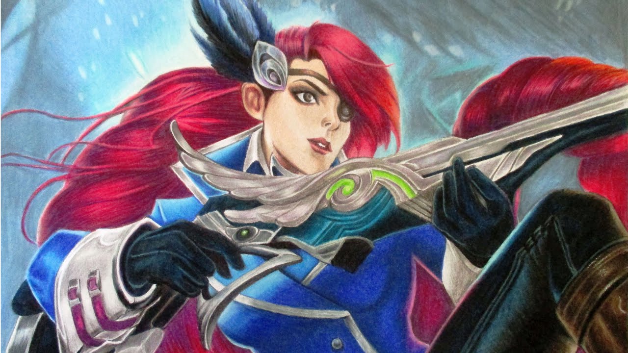 Drawing Mobile Legends' Lesley - YouTube