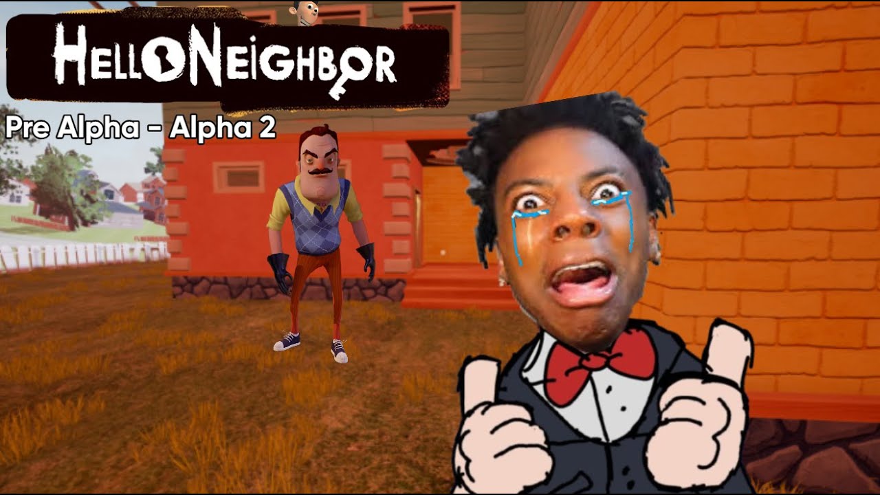 Playing Hello Neighbor Pre-Alpha - Alpha 2 in 2025 - YouTube