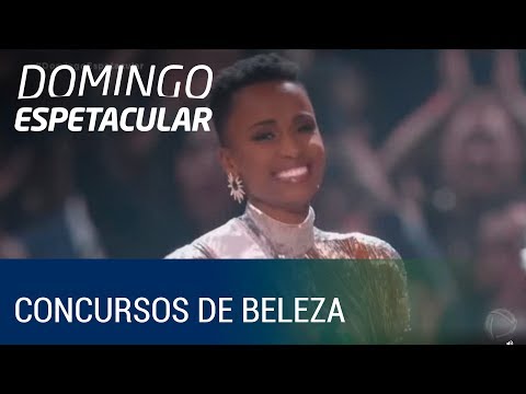 Homens e mulheres negros celebram vitórias em concursos de beleza