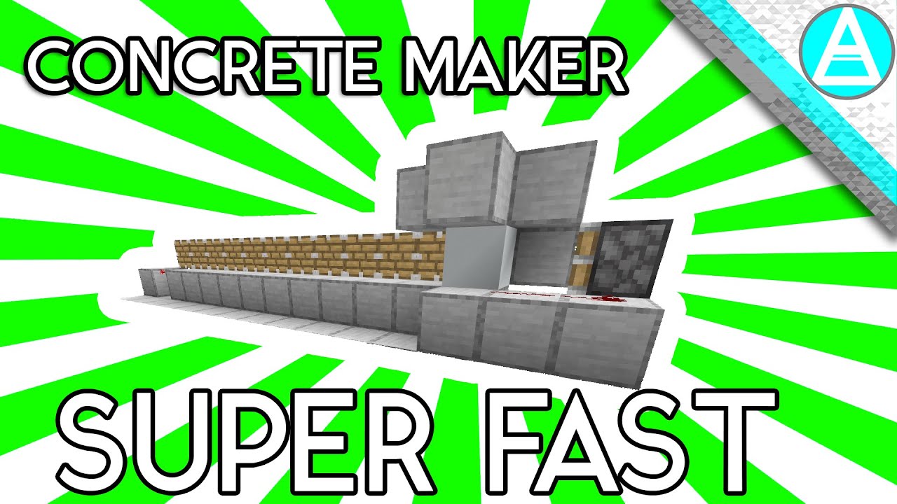 Super Easy, Superfast Concrete Maker: Bedrock 1.16 (Play Station, Xbox ...