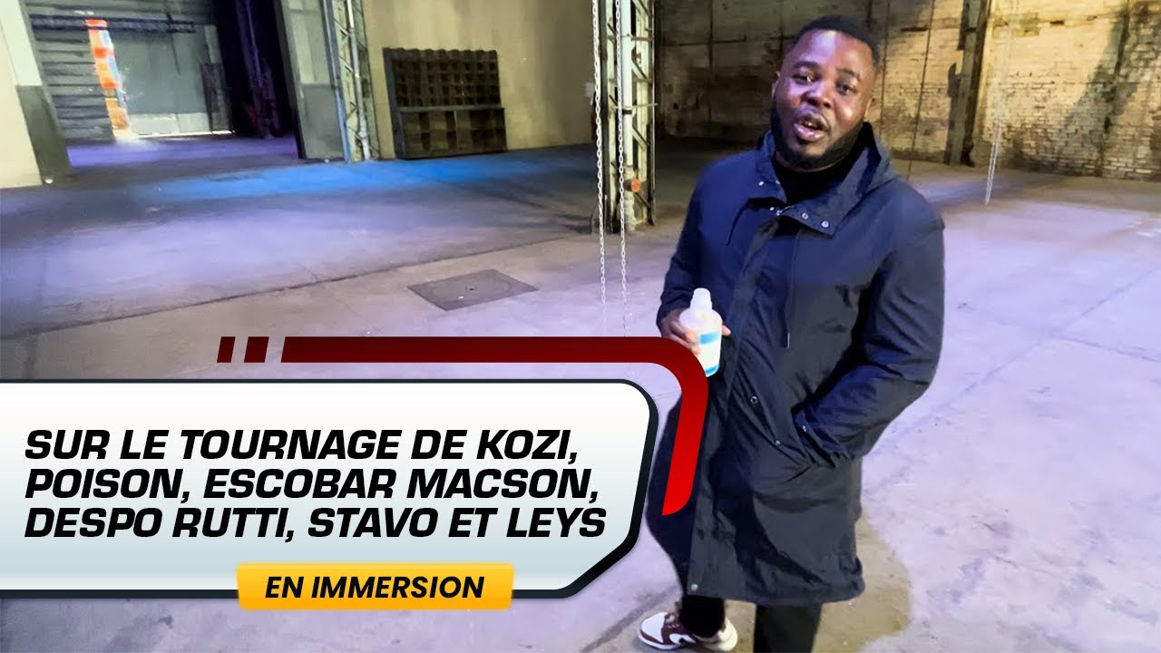 Les coulisses du tournage de Kozi, Poison, Escobar Macson, Despo Rutti ...