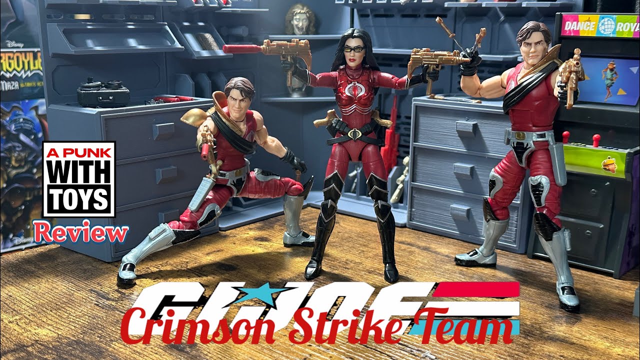 GI Joe Classified Crimson Strike Team - YouTube