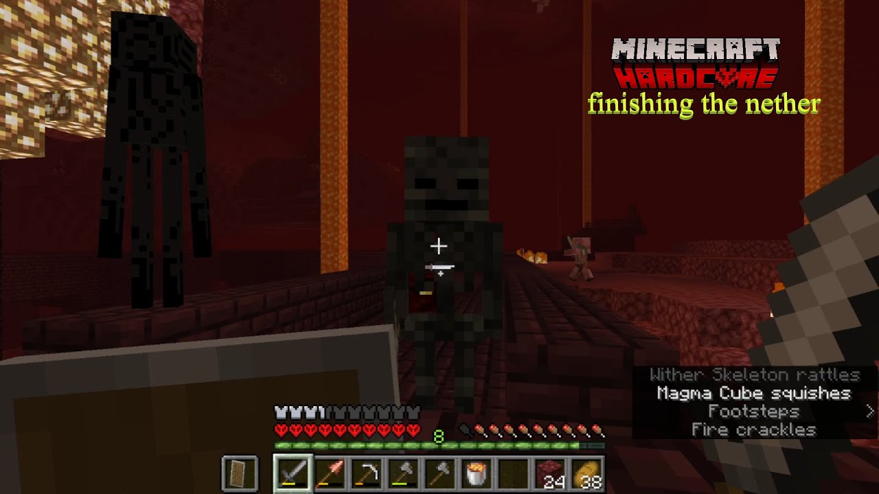 finishing the hardcore minecraft desert superflat. - YouTube