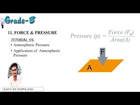 CLASS - VIII |Chapter. 8.| Force and Pressure Tutorial - 04 | Physics ...
