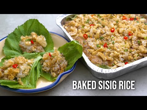 Baked Sisig Rice, SIMPOL! - YouTube