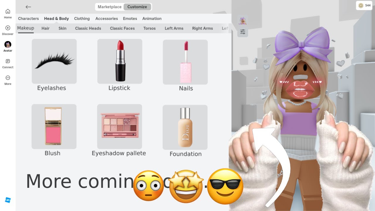 If ROBLOX had a MAKEUP update- 😍😁👏 - YouTube