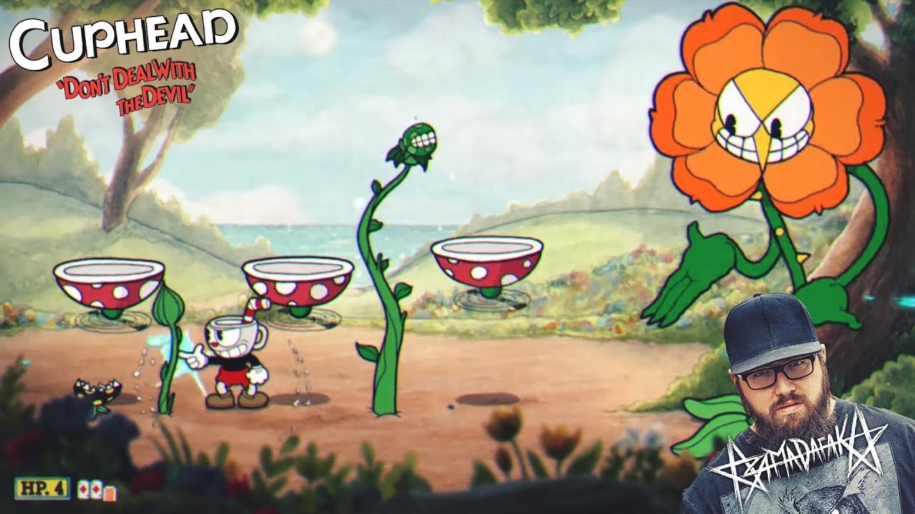 CAGNEY CARNATION (BOSS) CUPHEAD - WORLD1 - YouTube