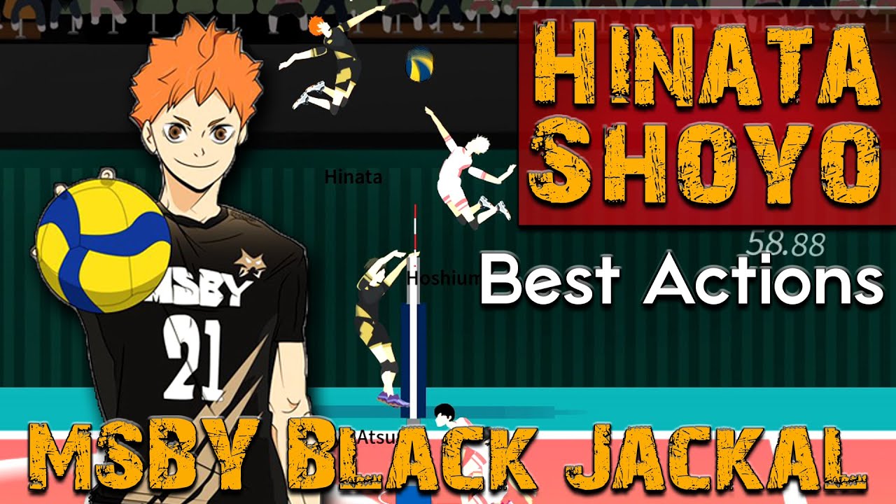 The Spike. Hinata Shoyo Best Volleyball Actions. MSBY Black Jackal ...