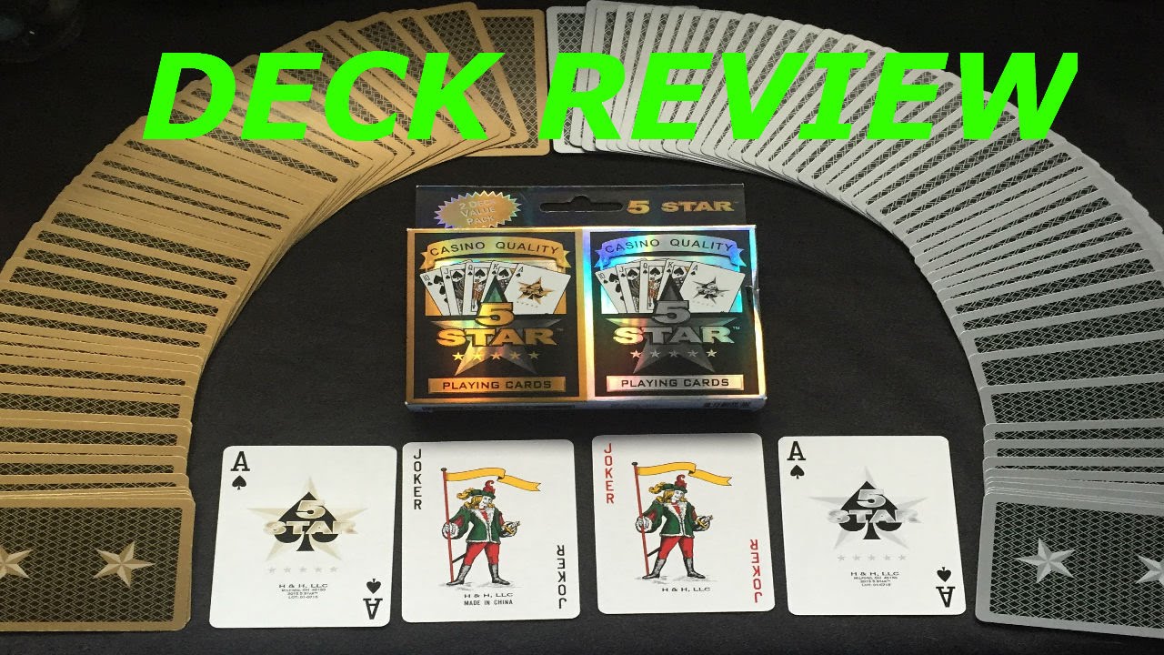 5 Star Playing Cards Review - YouTube