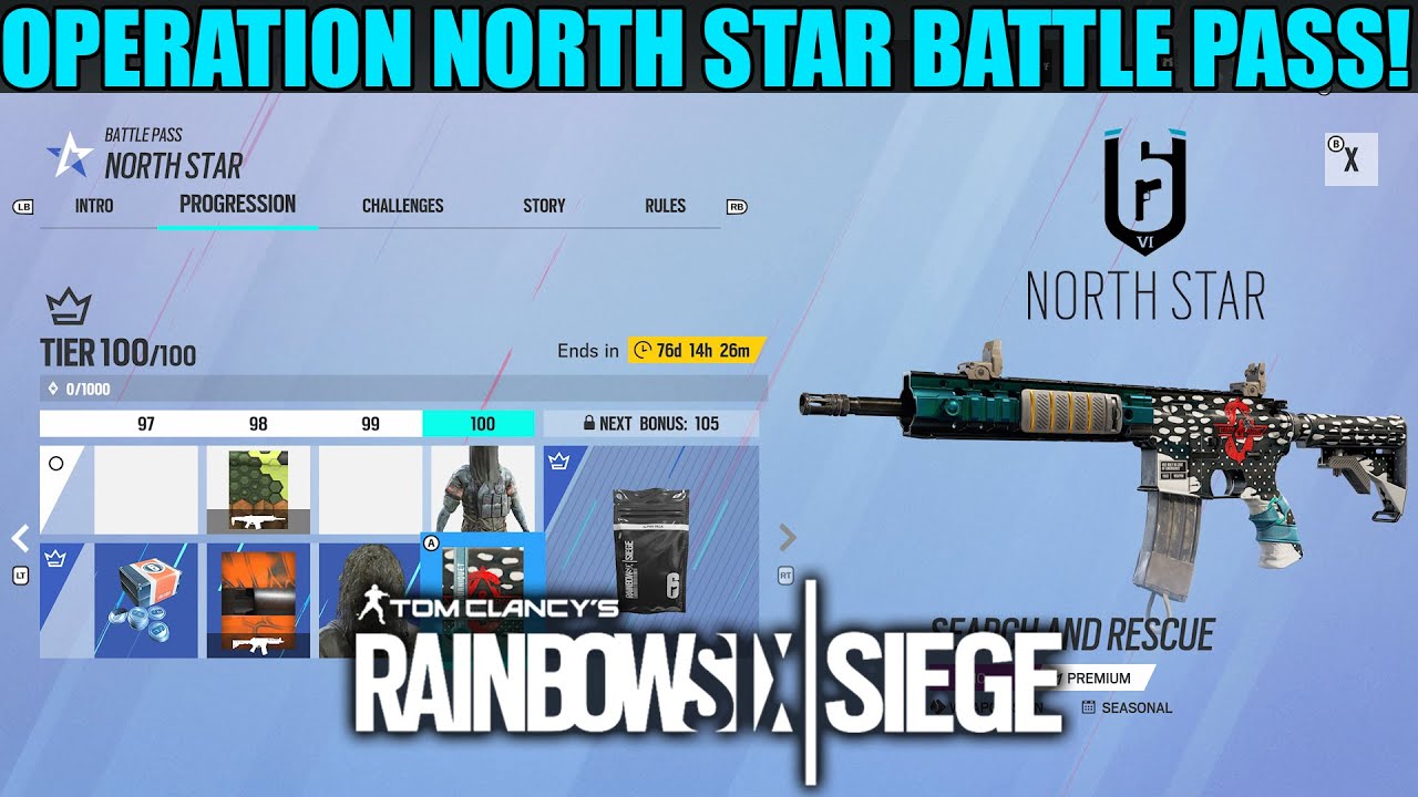 Operation North Star Battle Pass - Rainbow Six Siege - YouTube