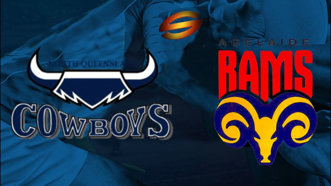 NQ Cowboys V Adelaide Rams, 1997 - YouTube