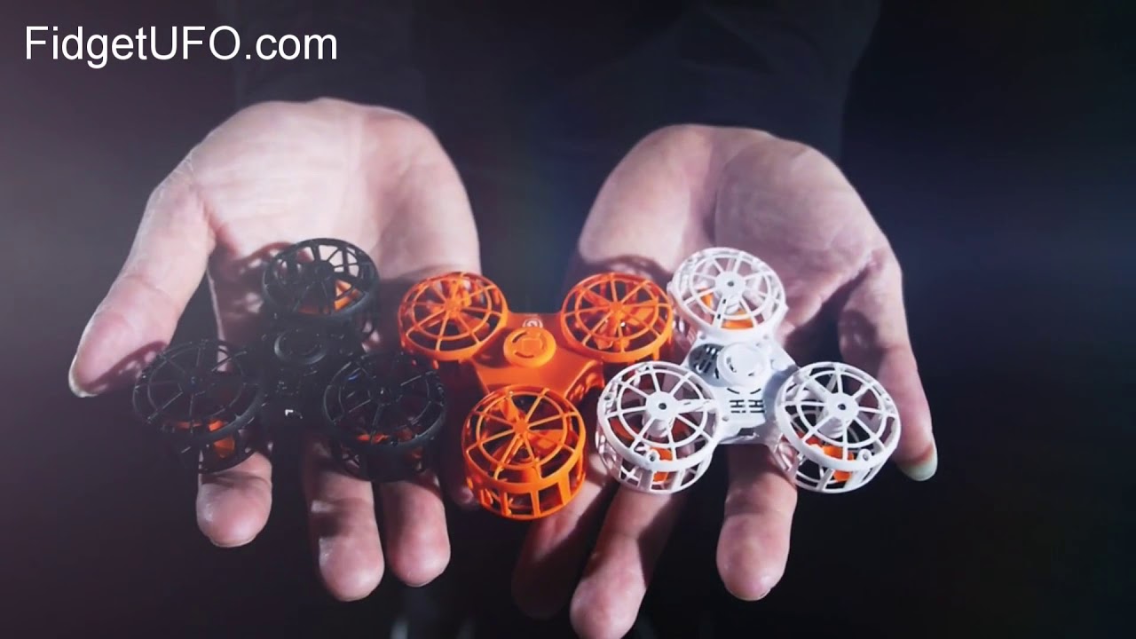 Fidget UFO - The World First Fidget Spinner That Flies - YouTube