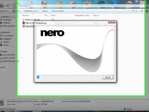 como instalar nero 9 en windows 7 - YouTube