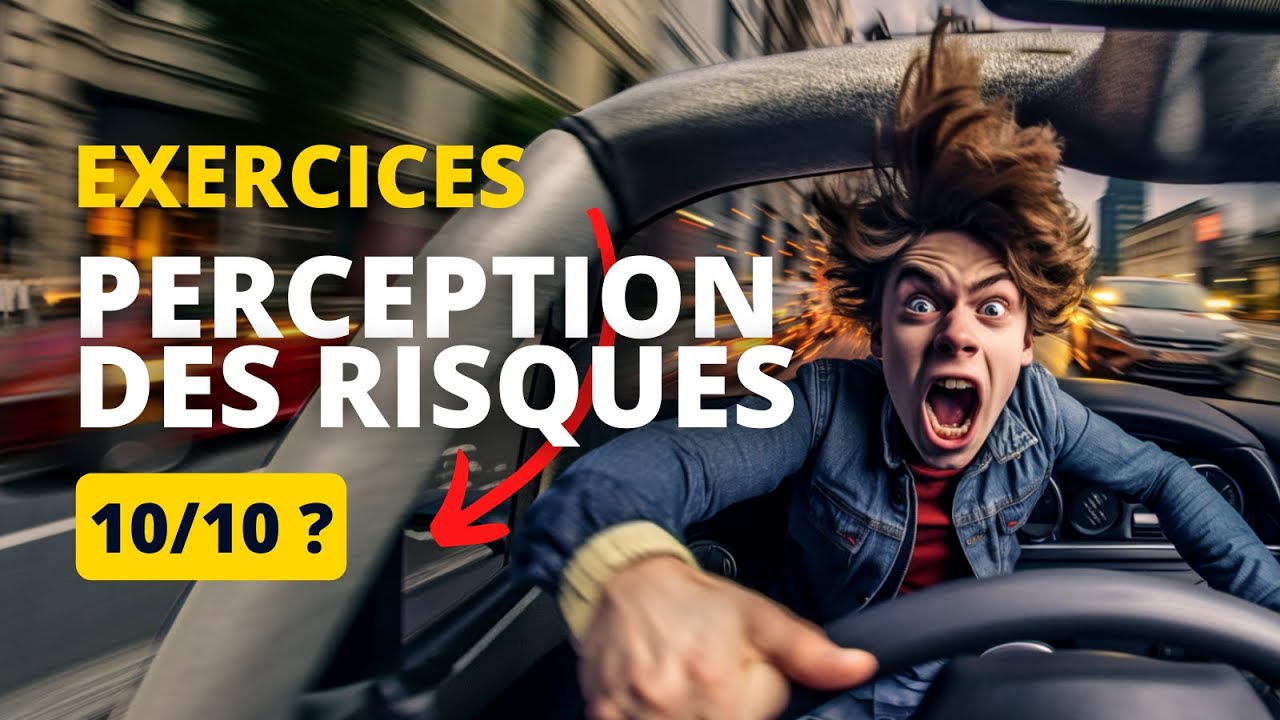 🎯 Exercices pour le test de perception des risques - YouTube