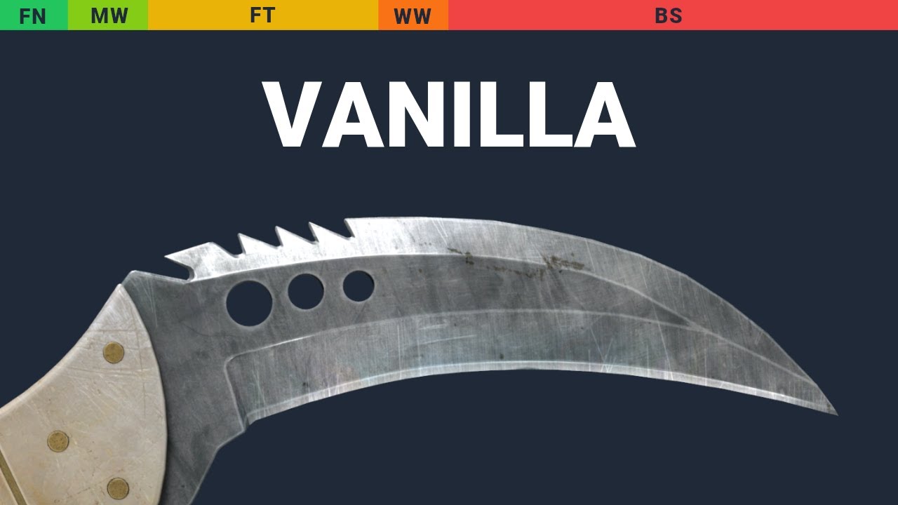 Talon Knife Vanilla - Skin Float And Wear Preview - YouTube