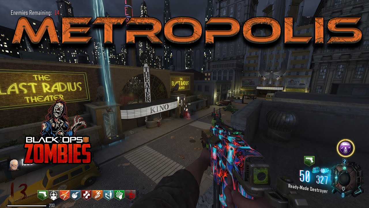 METROPOLIS BO3 Custom Zombies - YouTube