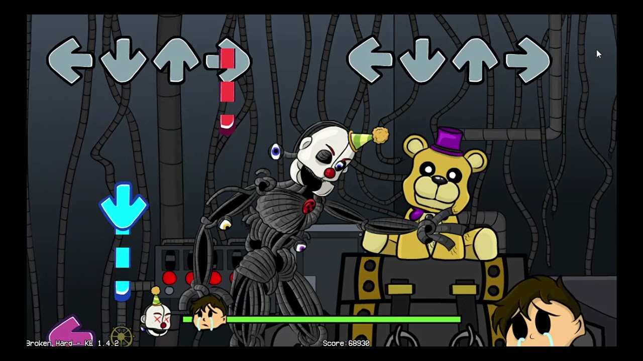 FNF VS ENNARD. BROKEN-HARD - YouTube