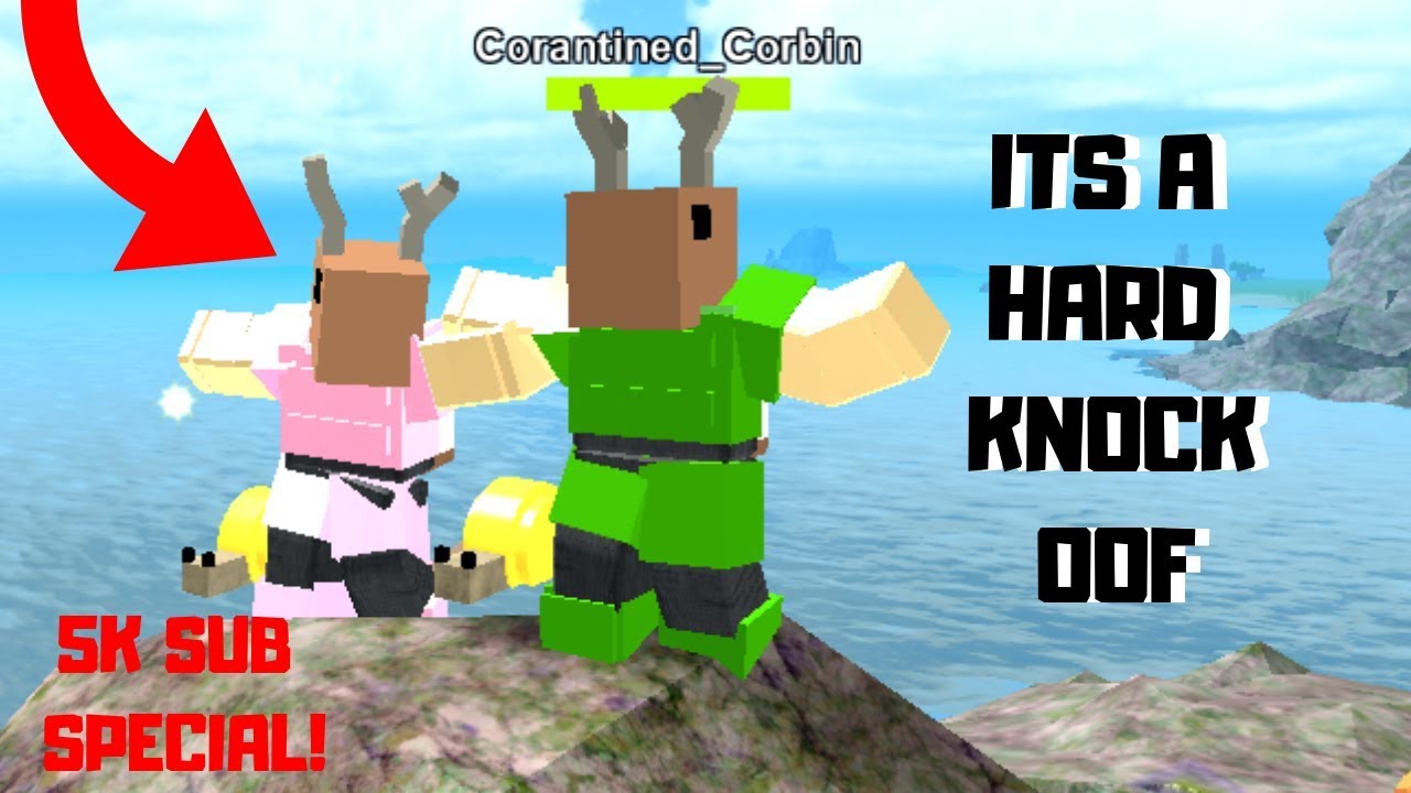 Its A Hard Knock OOF [5K SUB SPECIAL] (Roblox Booga Booga) - YouTube