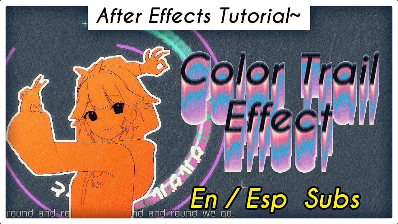 [AE Tutorial] Color Trail Effect - YouTube