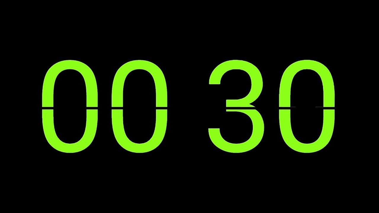 30 Seconds Countdown - YouTube
