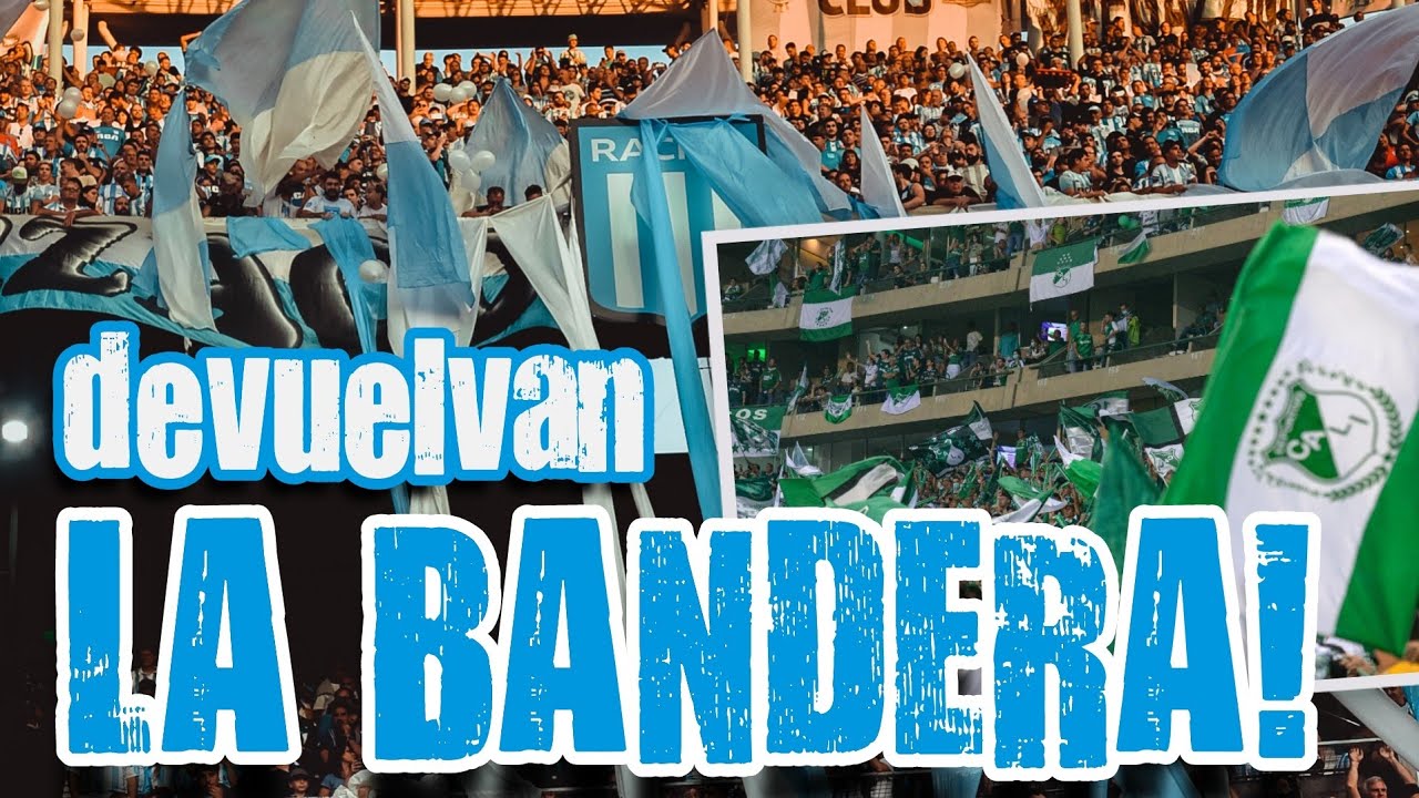 Deportivo Cali tiene un trapo de Racing | ¿Peligra el partido con Boca ...