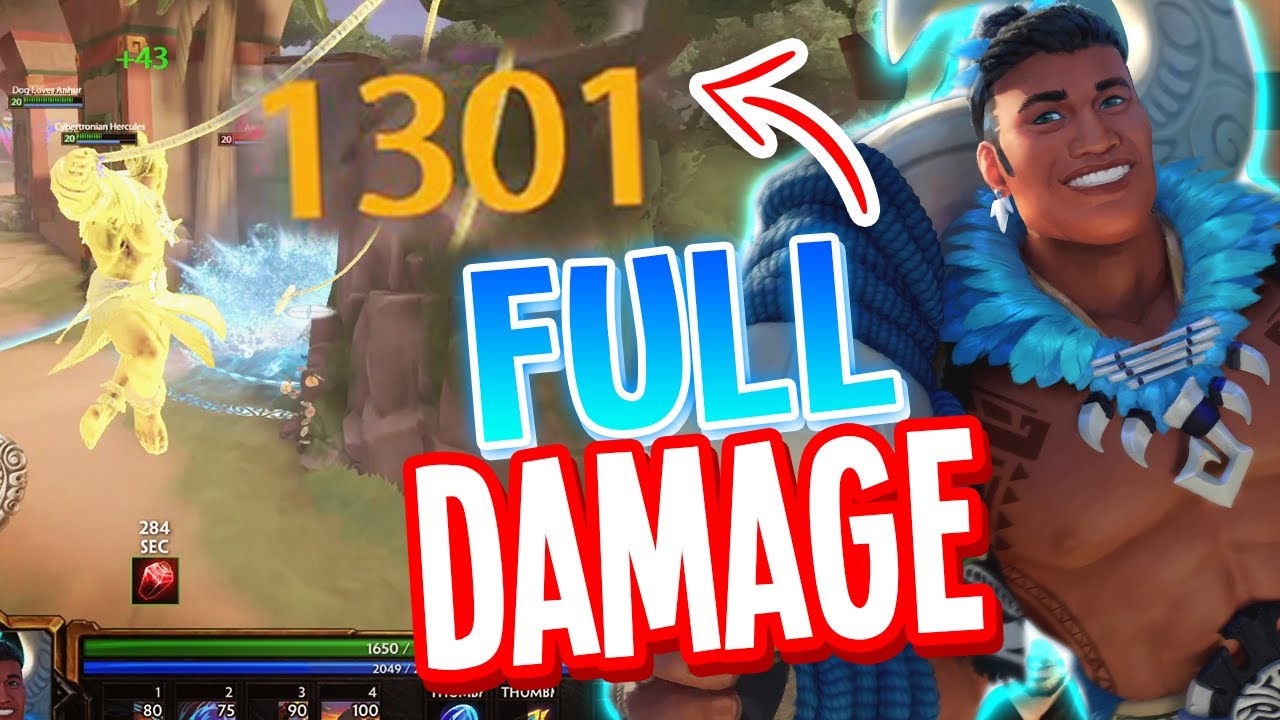 Have you Ever Seen a Maui Do THIS much Damage in SMITE? - YouTube