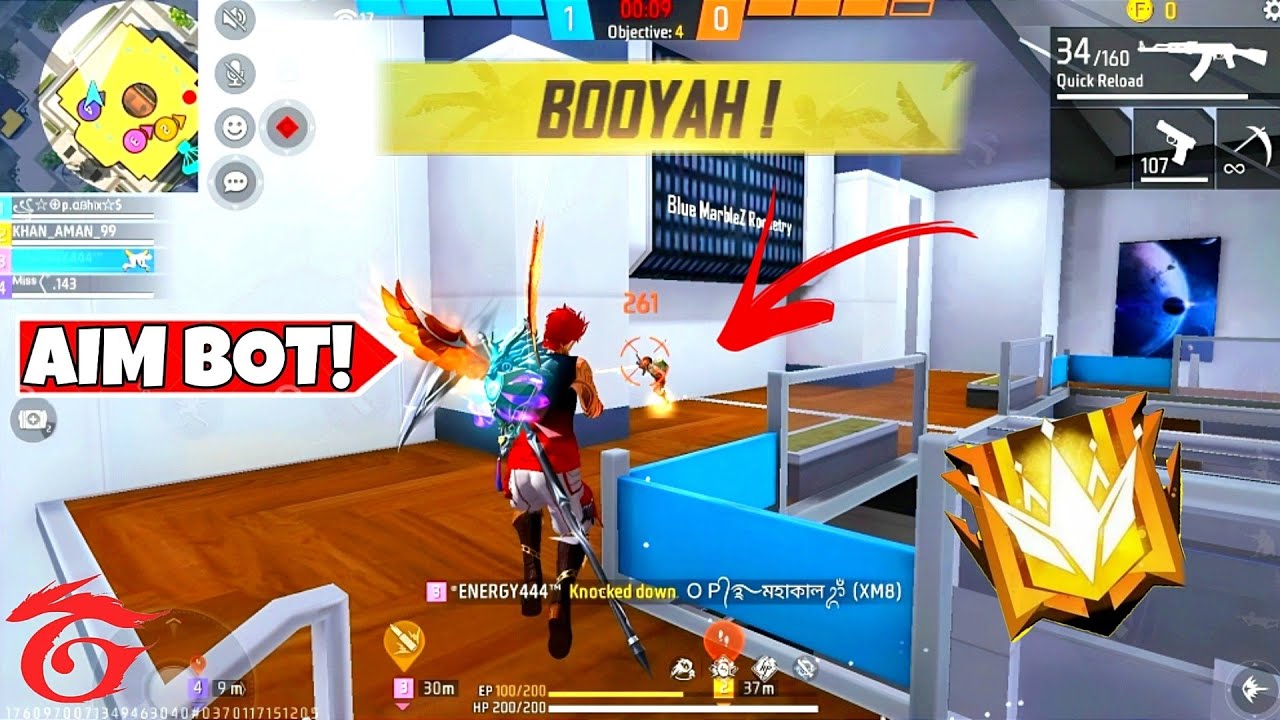 Free Fire Aim Bot Headshots | 99% Headshot in Free Fire Clash Squad ...