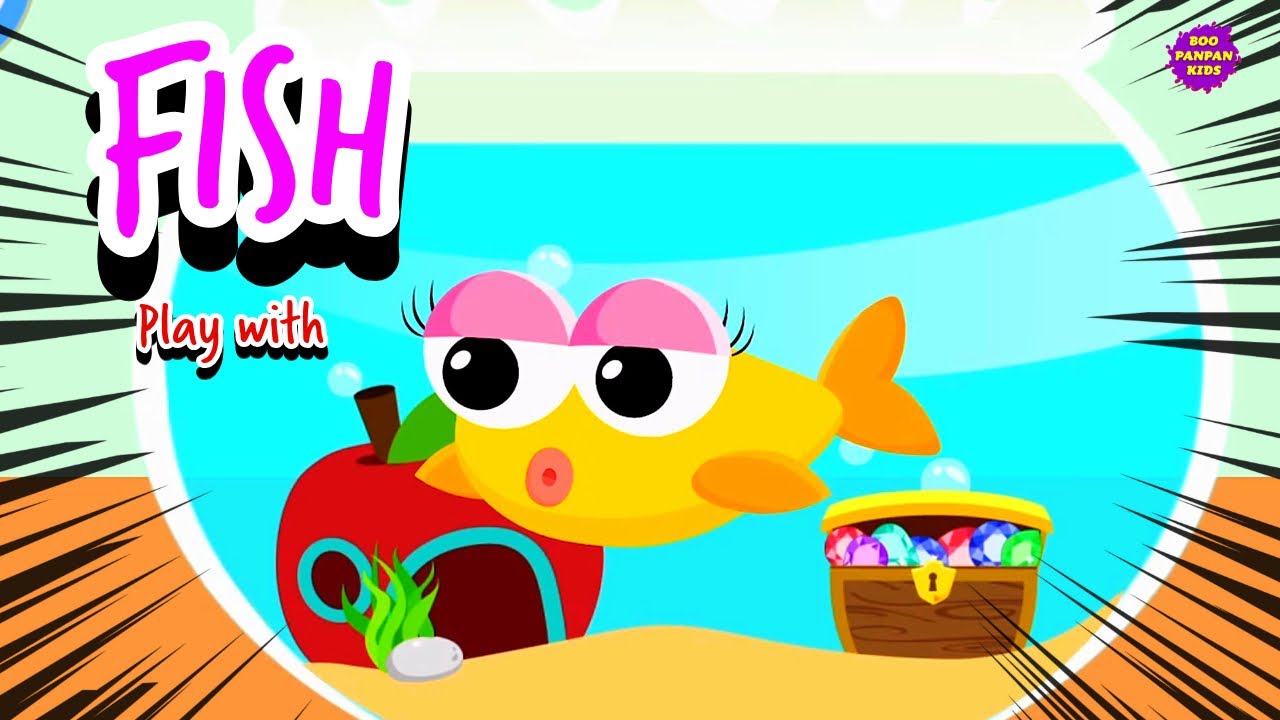 Candybots Play with Fish | House Animals |Boopanpankids - YouTube