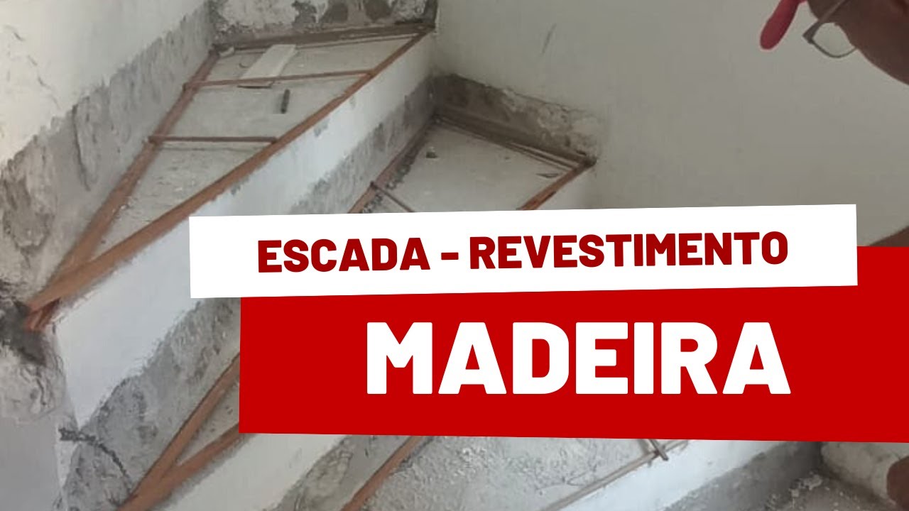 Transforme Sua Escada de Alvenaria com Madeira Maciça! - YouTube