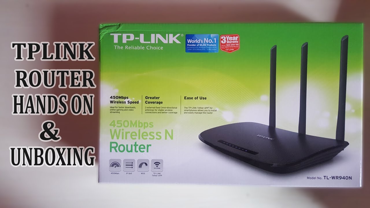 TPLINK Wireless N Router(TL-WR940N) Unboxing AND Hands On - YouTube