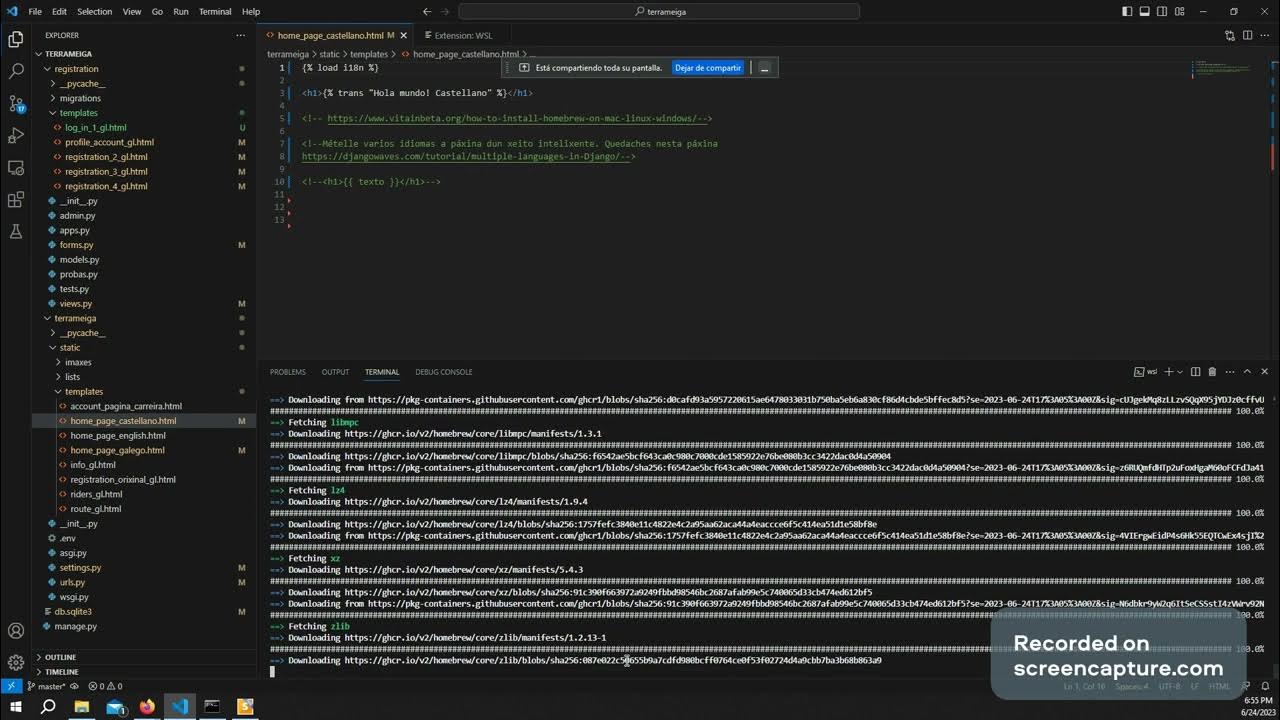 gettext package in a windows machine for django internationalization - YouTube