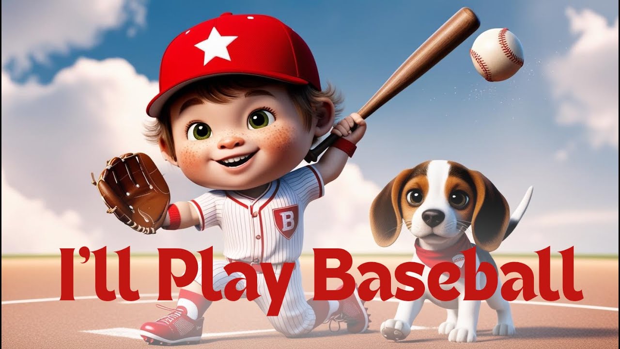 I’ll Play Baseball ⚾ | Kids Songs #BrightWonder ##LittleLeagueFun # ...