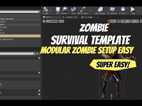 OUT DATED! Zombie Survival Template Modular Zombies / Character setup ...