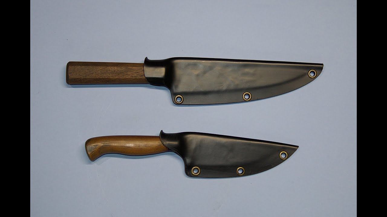 Beginner Knife Making, making a PVC sheath. - YouTube