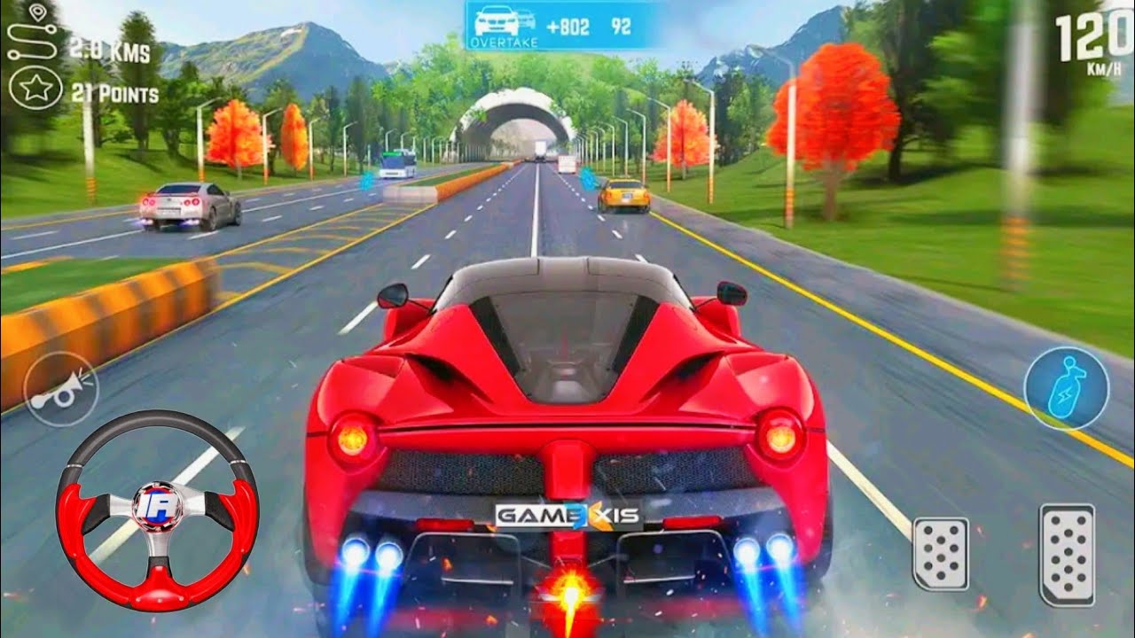TOP Speed Different Sports Car Racing In Heavy Traffic - YouTube