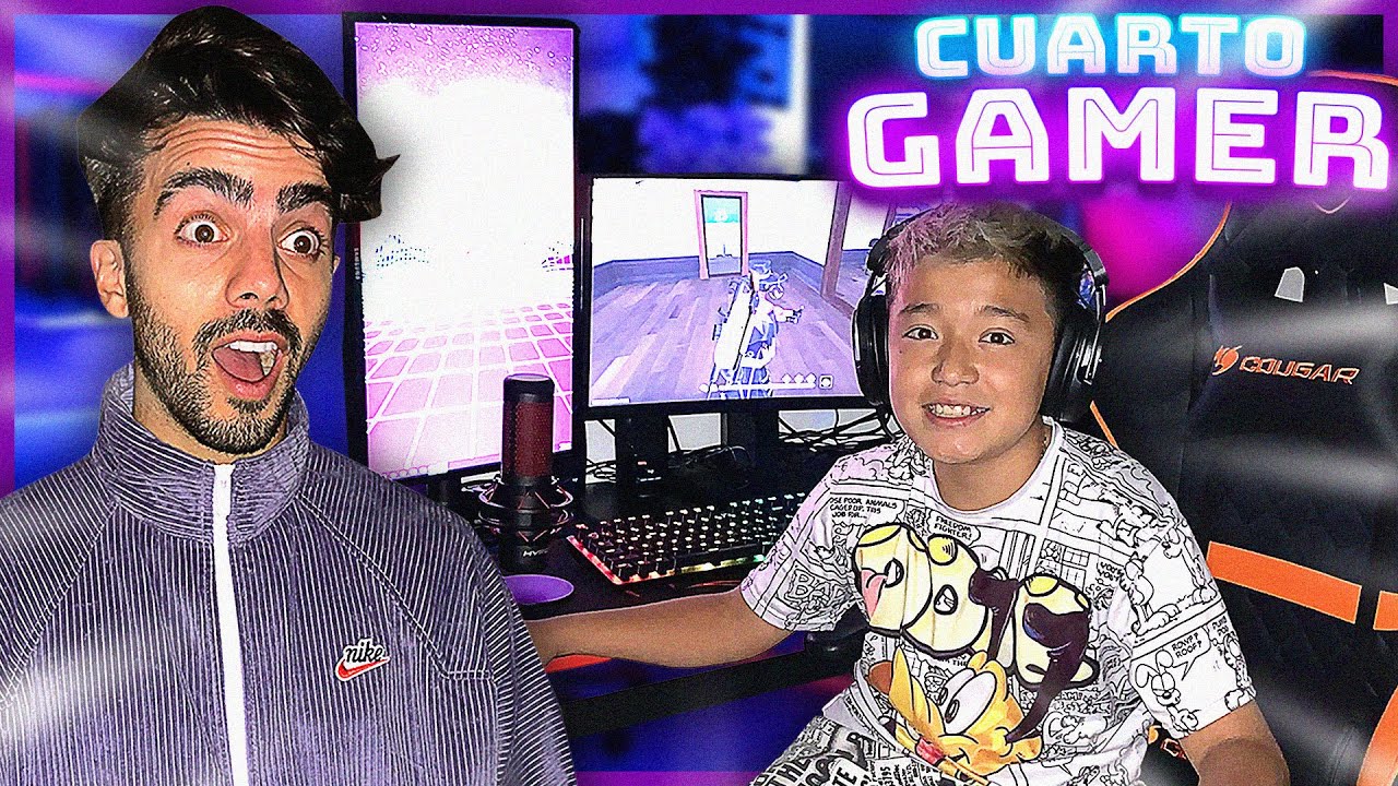 FEDE REACCIONA A MI NUEVO CUARTO GAMER! - YouTube